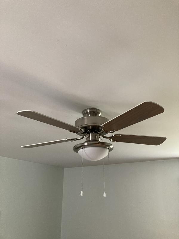 White Swag Ceiling Fan | Shelly Lighting