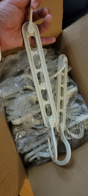 Honey Can Do Cascading Collapsible Plastic Hangers, 20 pack - Macy's