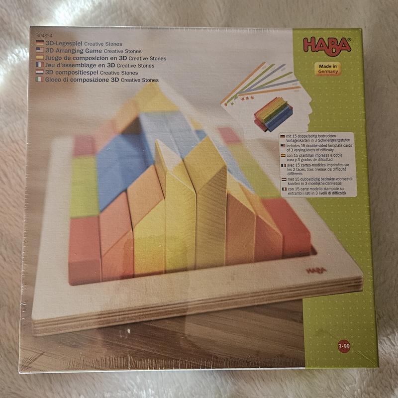 HABA 3D Arranging Game Creative Stones with 28 Wooden Blocks - Macy's