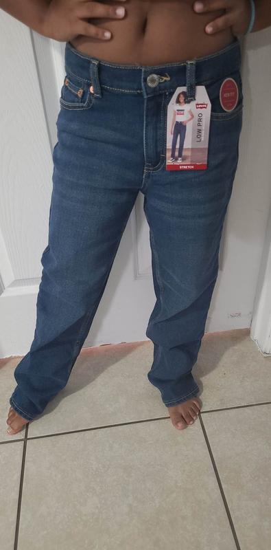 Levi's Big Girls Low Pro Mid Rise Straight Leg Denim Jeans - Macy's