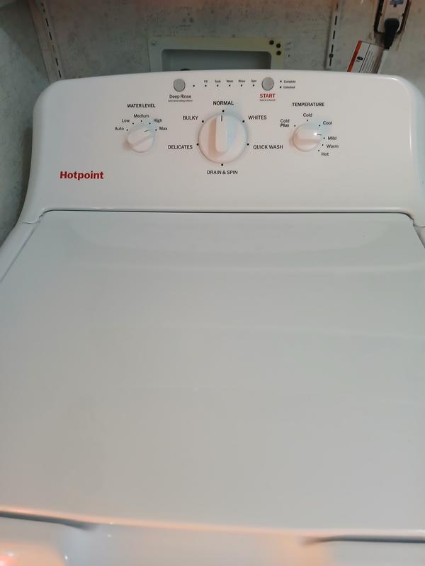 Hotpoint Medium ( 4.0-cu ft ) Top-Load Washer ( White ) in the Top-Load ...