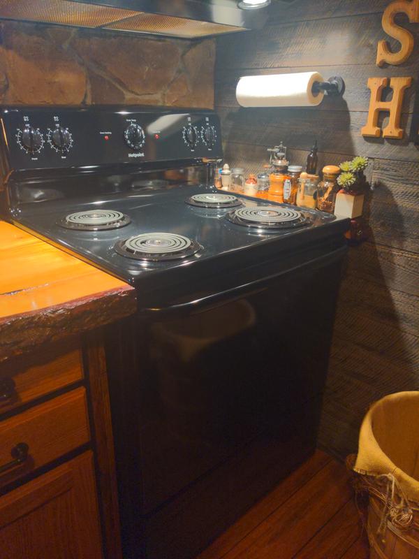 Hotpoint 30-in 4 Burners 5-cu ft Freestanding Electric Range (White ...
