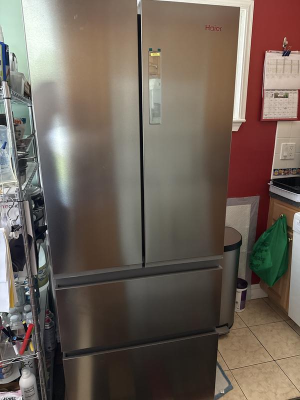 Haier Counter-depth 14.5-cu ft 4-Door French Door Refrigerator ...