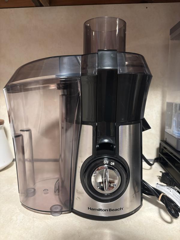 Hamilton Beach 16-oz Juice Extractor with Removable Pulp Tray (Black ...