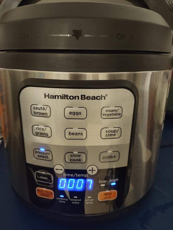 Hamilton Beach 6-Quart Electric Pressure Cooker 34506 at Lowes.com