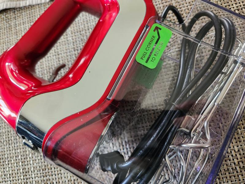 Hamilton Beach Professional 5-Speed Hand Mixer with Storage (Red) 62653 ...