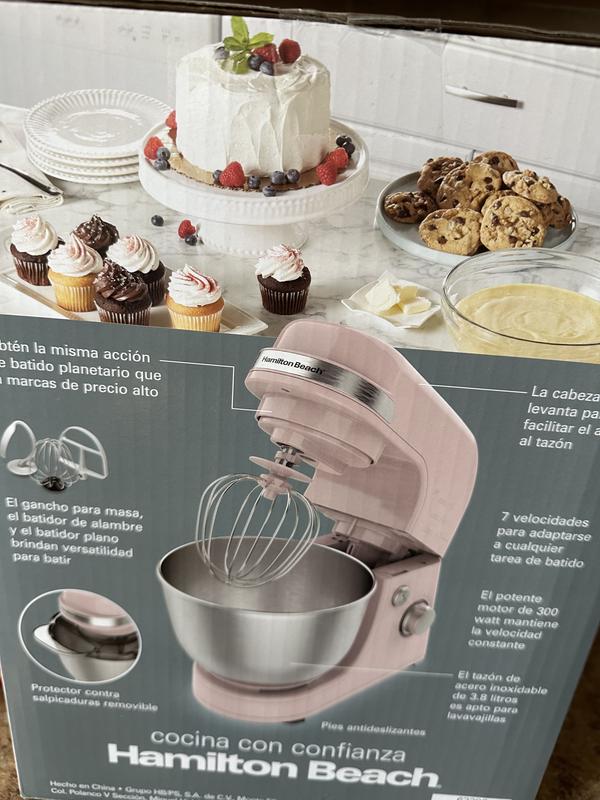 Hamilton Beach Pink 4-Quart Tilt-head Stand Mixer in the Stand Mixers ...