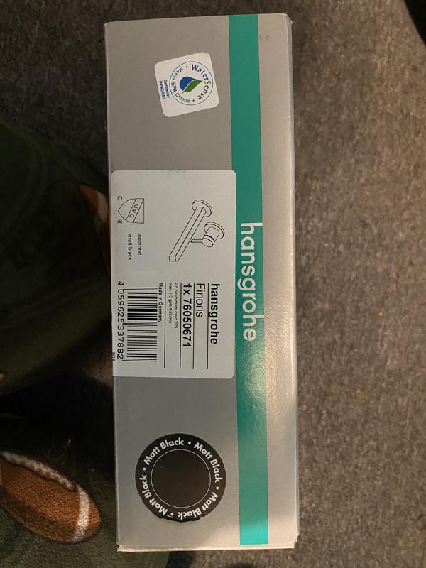 Hansgrohe Matte Black 1-handle Wall-mount Mid-arc Bathtub Faucet (Valve ...