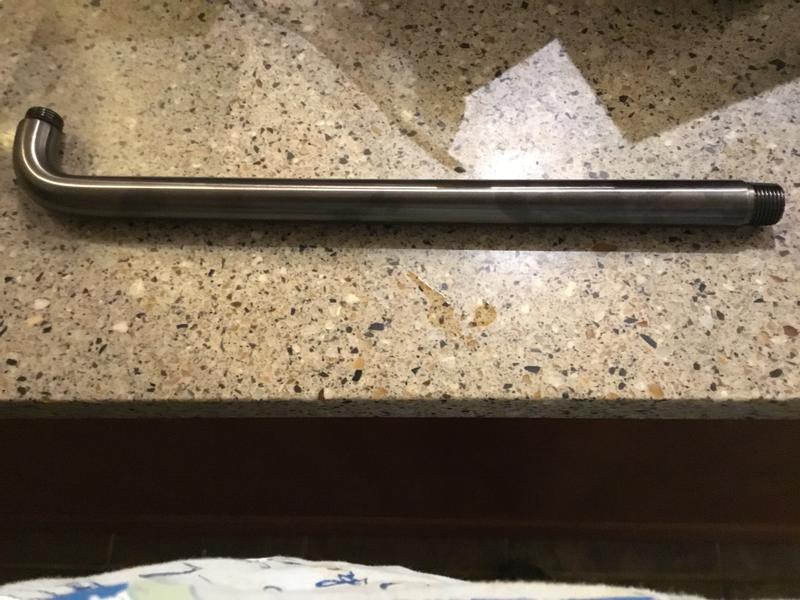 Hansgrohe Brushed Nickel 5.25-in Shower Arm and Flange 27413821 at ...