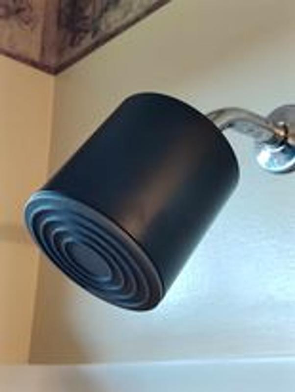 Hansgrohe Pulsify S Matte Black Sold separately Single function 4.25-in ...