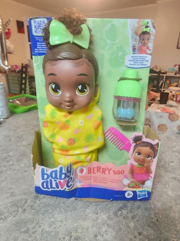 Baby Alive Shampoo Snuggle Berry Boo Black Hair Water Baby Doll ...