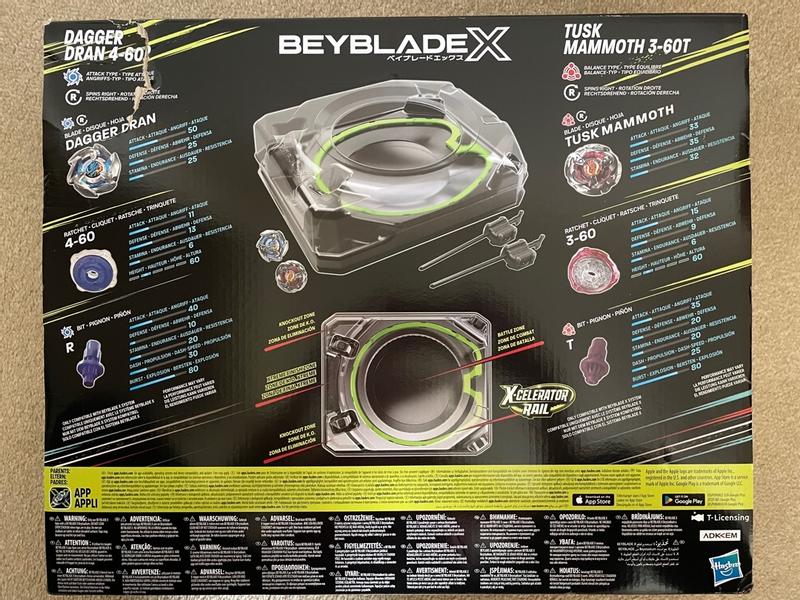Beyblade X Xtreme Battle Set with Beystadium Arena, Tops & Launchers ...