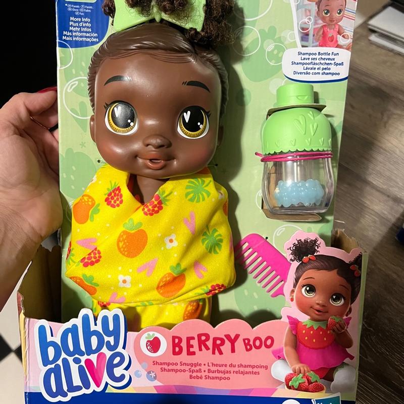 Baby Alive Shampoo Snuggle Berry Boo Black Hair Water Baby Doll ...
