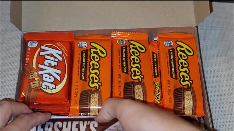 Hershey's Hershey Chocolate Full Size Variety Pack, 45 oz, 30 Count ...