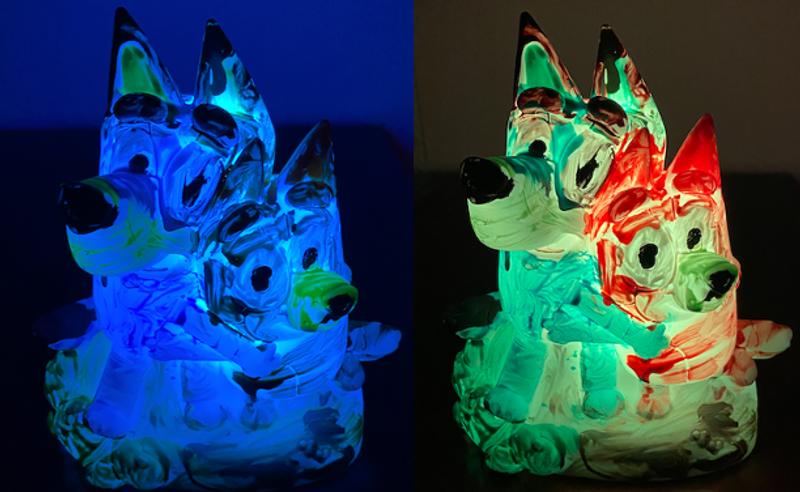 Bluey Light Up Figurine Set, 5 Piece - Macy's