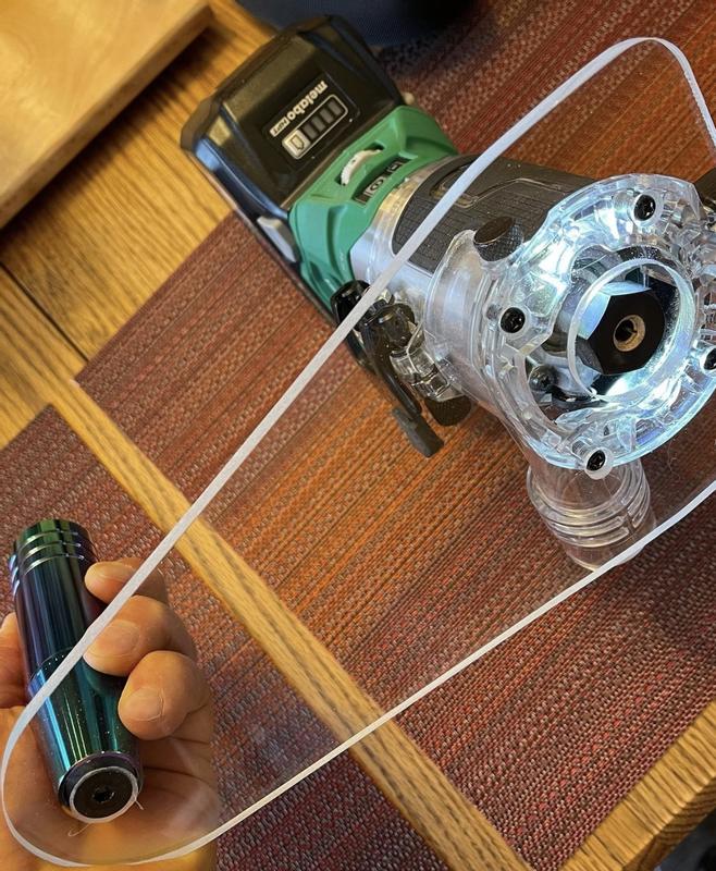 Metabo HPT MultiVolt 1/4-in Variable Brushless Trim Cordless Router ...