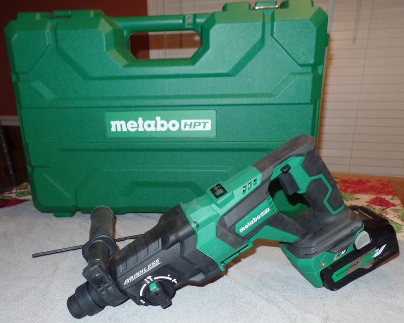 Metabo HPT 36V MultiVolt Brushless Lithium-Ion 1-1/8 inch Cordless SDS ...