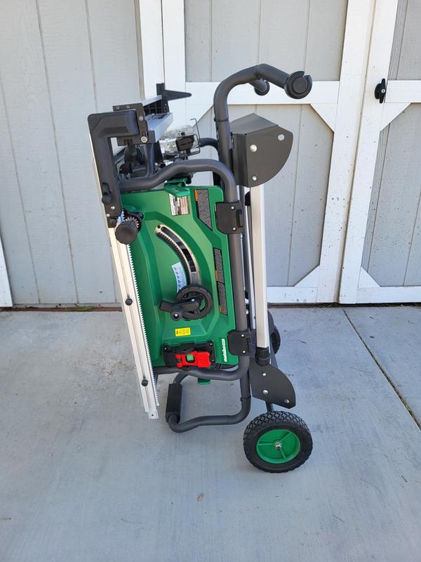 Metabo HPT 10-in 15-Amp 120-Volt Corded Jobsite Table Saw with Foldable ...