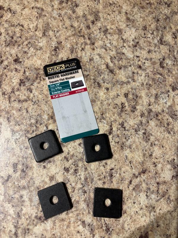 Deck Plus 4 Count 1/4-in Epoxy Square Washer in the Square Washers ...