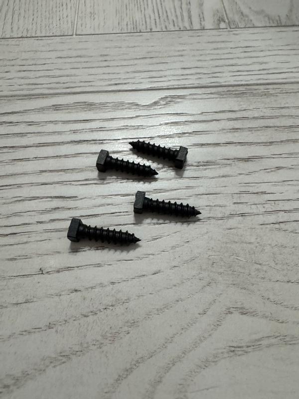 Deck Plus 1/4-in x 1-in Black Epoxy Irregular -Head Exterior Lag screws ...