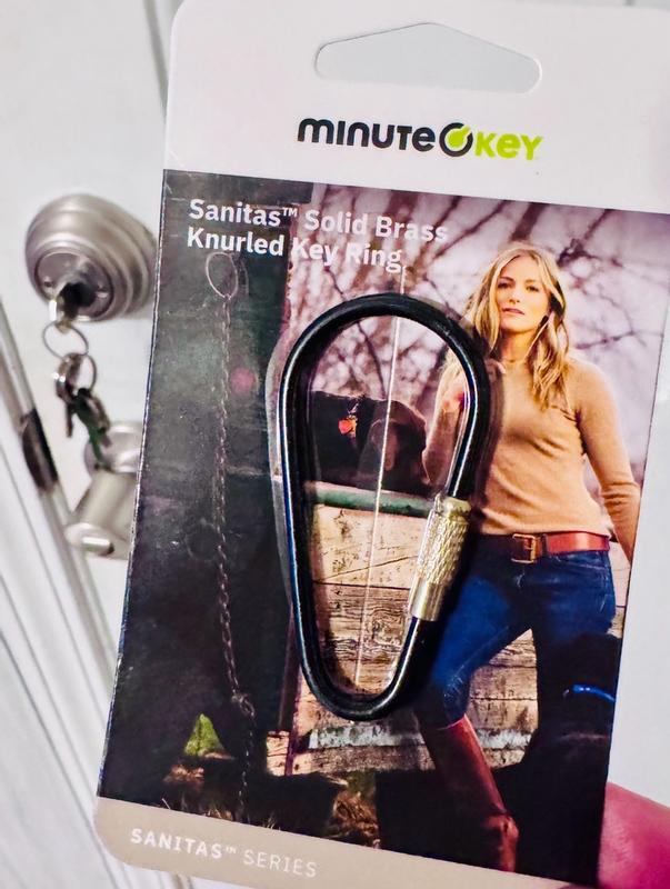 Sanitas by Minute Key Black Keychain in the Key Accessories department ...