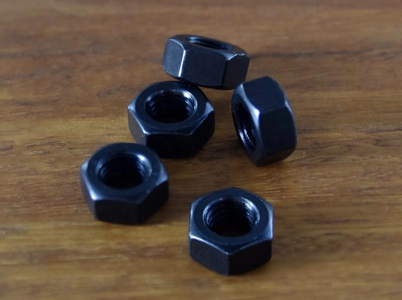 Deck Plus 3/8-in-16 Black Oxide Square Nuts 4 ct in the Specialty Nuts ...