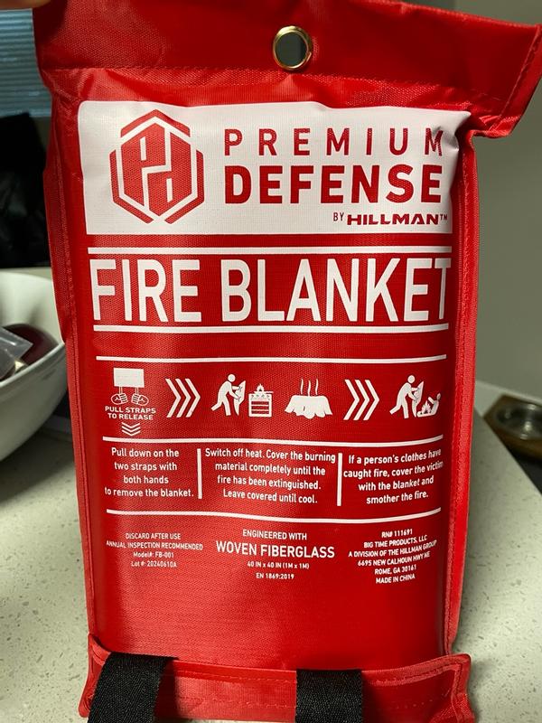 Hillman Multipurpose Commercial/Residential Fire blanket in the Fire ...