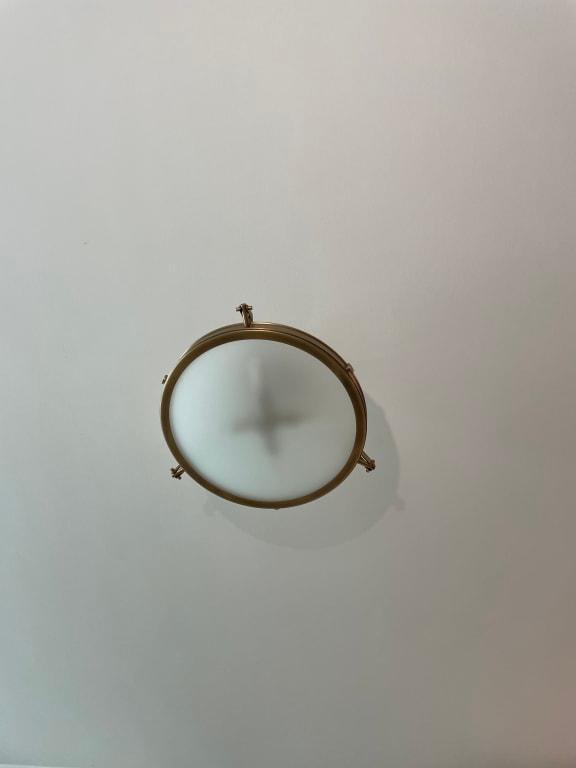 Hinkley Collier 4 -Light 22-in Antique Brass Semi Flush Mount Light in ...