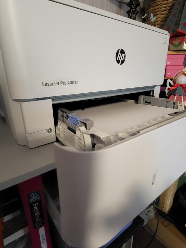 HP Laser Jet Pro 4001n Black & White Printer - White - Macy's