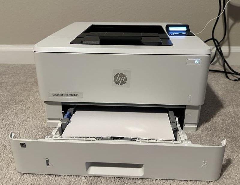 HP Laserjet Pro 4001dn Black & White Printer - White - Macy's