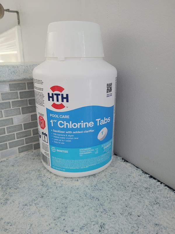 HTH Swimming Pool Chlorine 1.5-lb 1-in Chlorine Tablets 42049 at Lowes.com