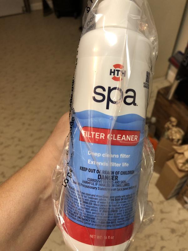 HTH 16-oz Low Odor Spa and Hot Tub Chemical Filter Cleaner Spa 86123 at ...