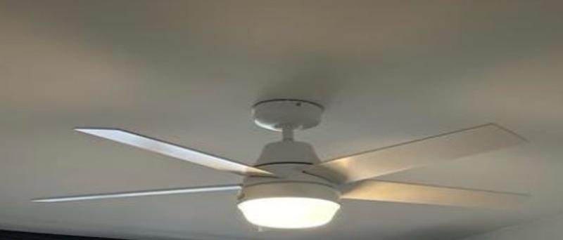 Hunter Bardot 44-in Fresh White LED Indoor Ceiling Fan with Light (5 ...