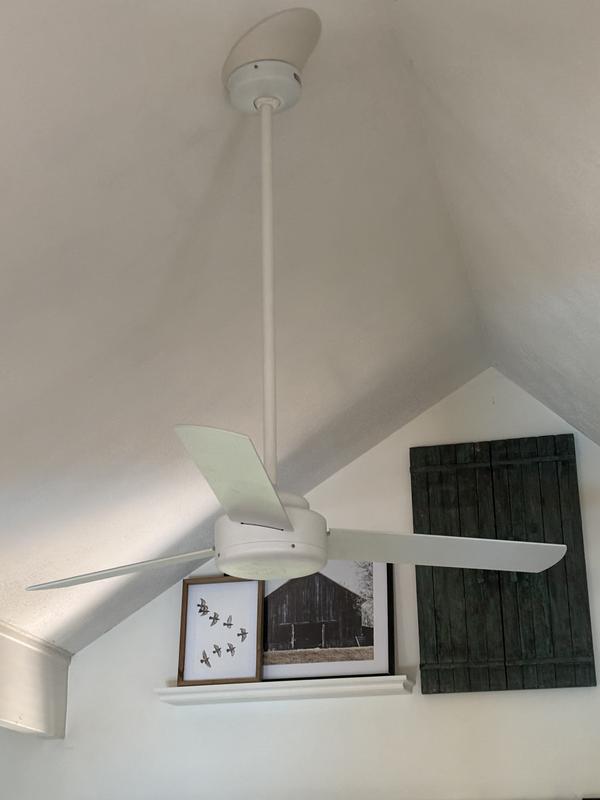 Hunter Presto SureSpeed 52-in Matte White Indoor Propeller Ceiling Fan ...