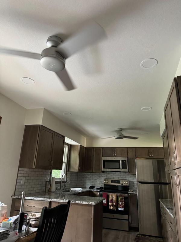 Hunter Presto 44-in Matte black Indoor Ceiling Fan (3-Blade) 51847 at ...