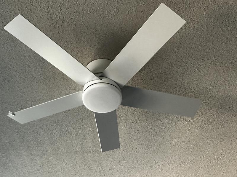 Hunter Vicinity 52-in Fresh White with Fresh White/Natural Wood Blades ...