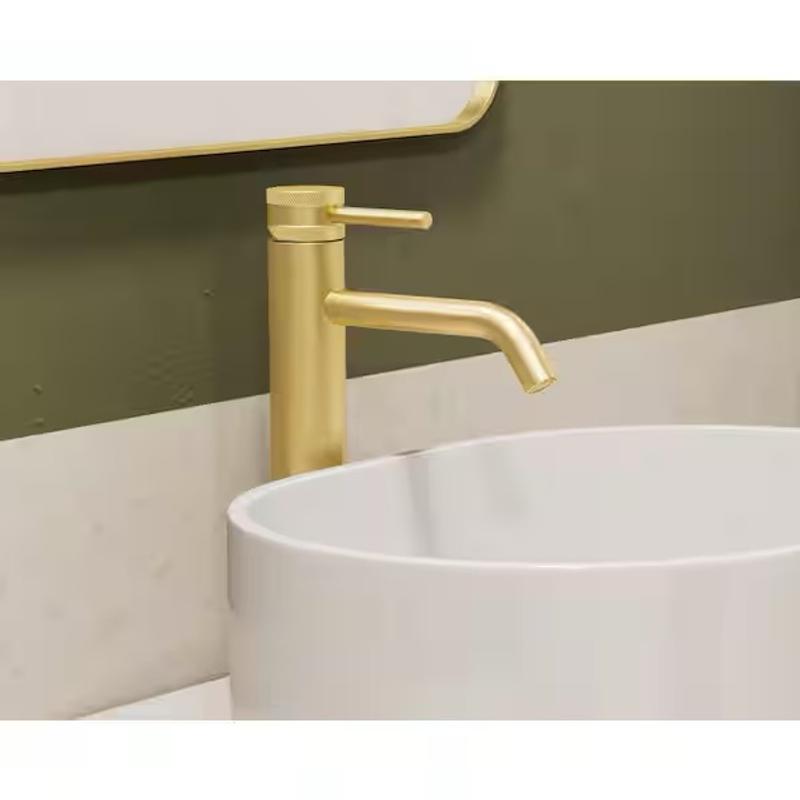 CRANACH ANGELSEY Polished Chrome Single Hole 1-handle Vessel Sink ...