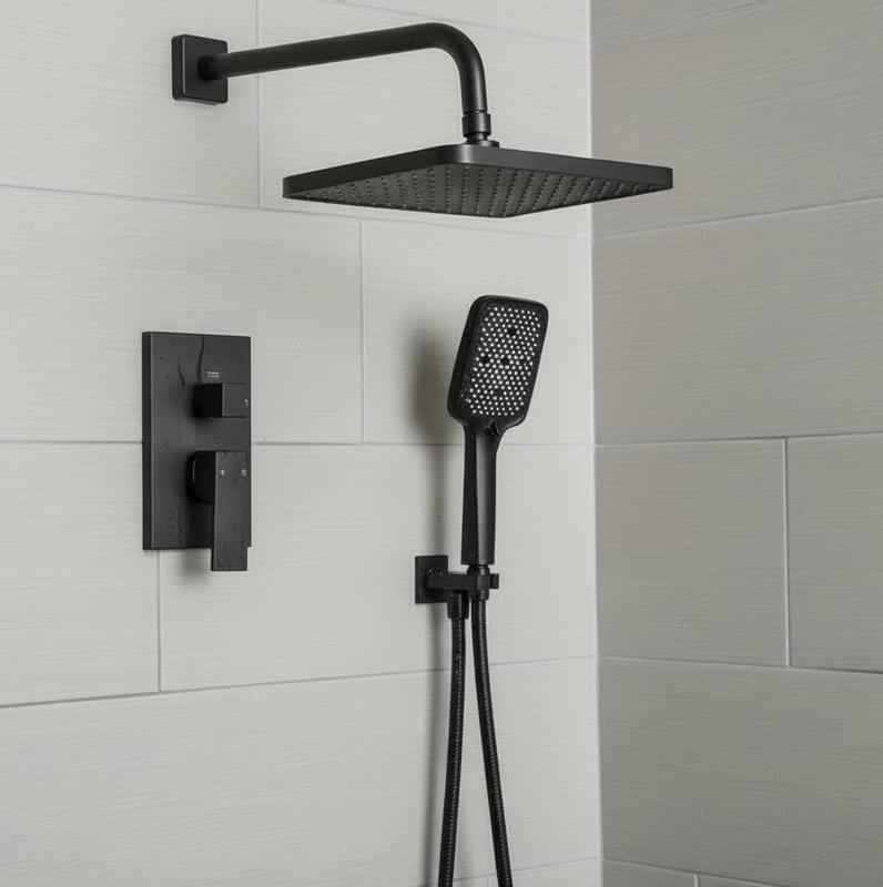 Black Matte Shower System