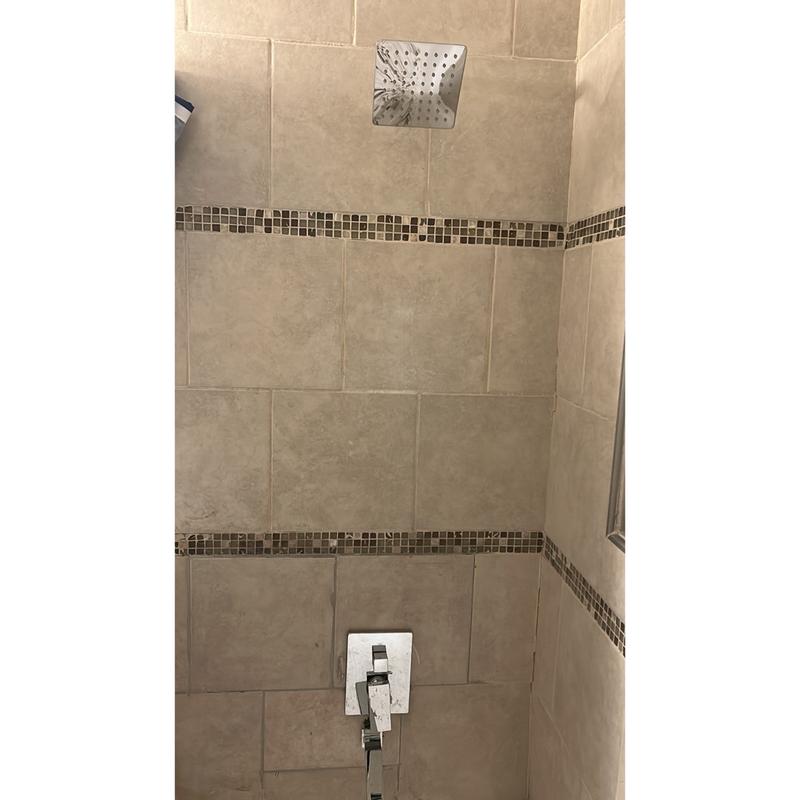 GRANDJOY 1-Spray 6 in Wall Mount Tub and Shower Faucet Set with Tub ...