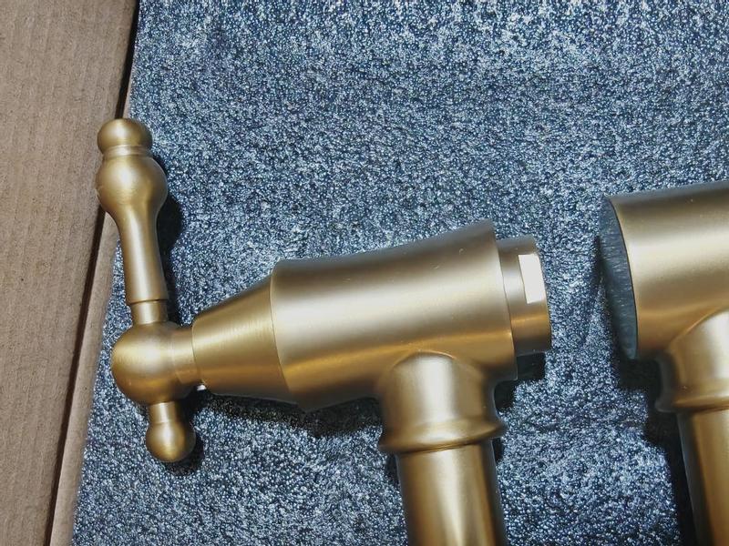 EVERSTEIN Matte Black Vintage 2-Handle Wall Mount Pot Filler Kitchen ...