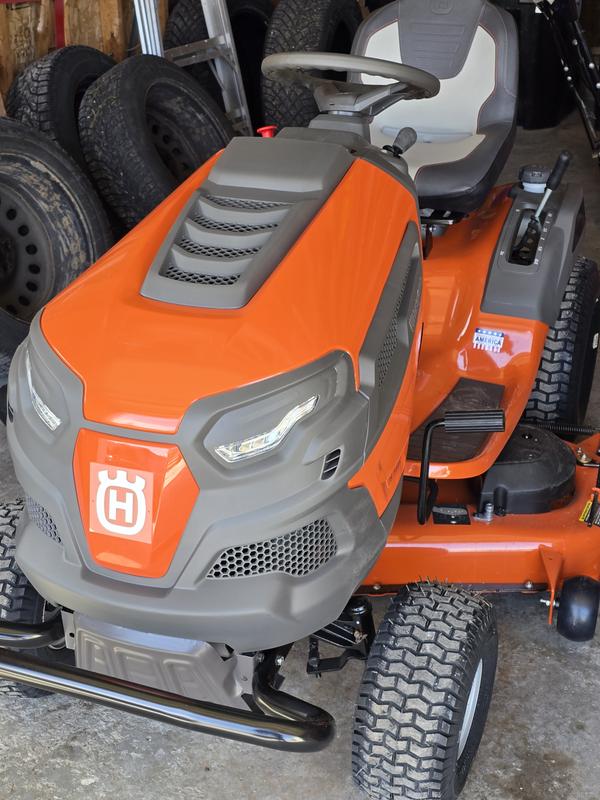 Husqvarna TS148X 48-in 24-HP V-twin Gas Riding Lawn Mower 960430303 at ...