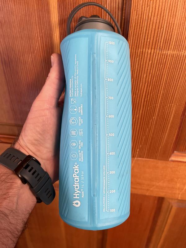 Hydrapak Flux 1L Water Bottle - Hike & Camp