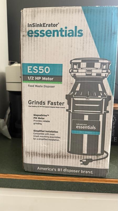 InSinkErator InSinkErator Essentials Continuous feed 1/2-HP Septic Safe ...