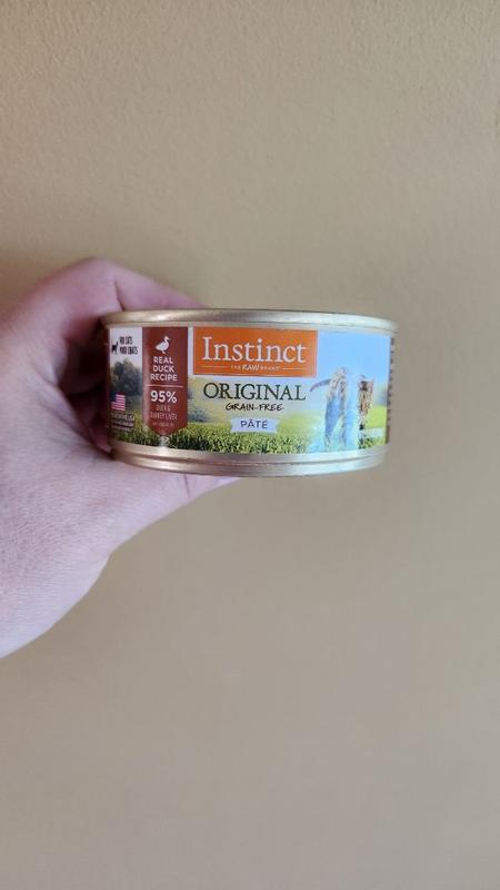 Instinct Original Grain Free Real Duck Recipe Natural Wet Canned Cat Food, 3 oz., Case of 24 | Petco