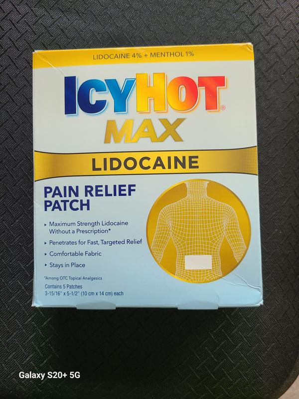 Lidocaine Patch Icy Hot Pain Relief Patch