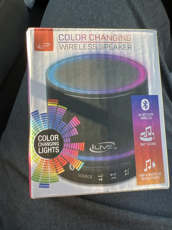 iLive Color Changing Wireless Speaker - Macy's