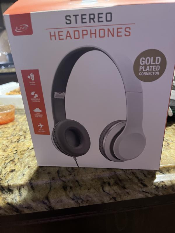 iLive Stereo Designer Headphones Over The Ear Wired Headphones IAH57B ...