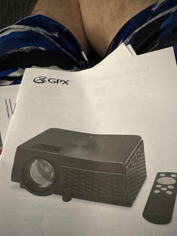 GPX Mini Projector with Bluetooth and Projection Screen, PJ308VP - Macy's