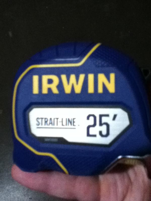 IRWIN STRAIT-LINE 25-ft Tape Measure IWHT39393S at Lowes.com