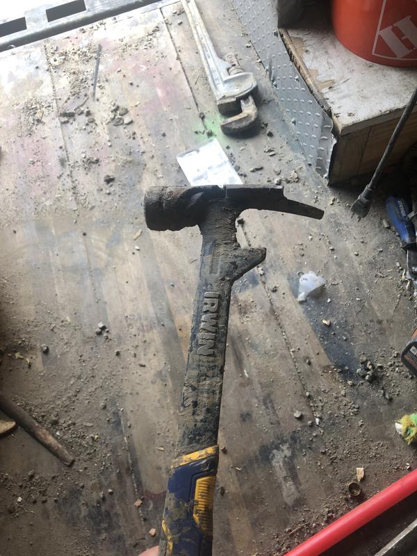 IRWIN 24-oz Milled Face Steel Head Steel Demolition Specialty Hammer ...